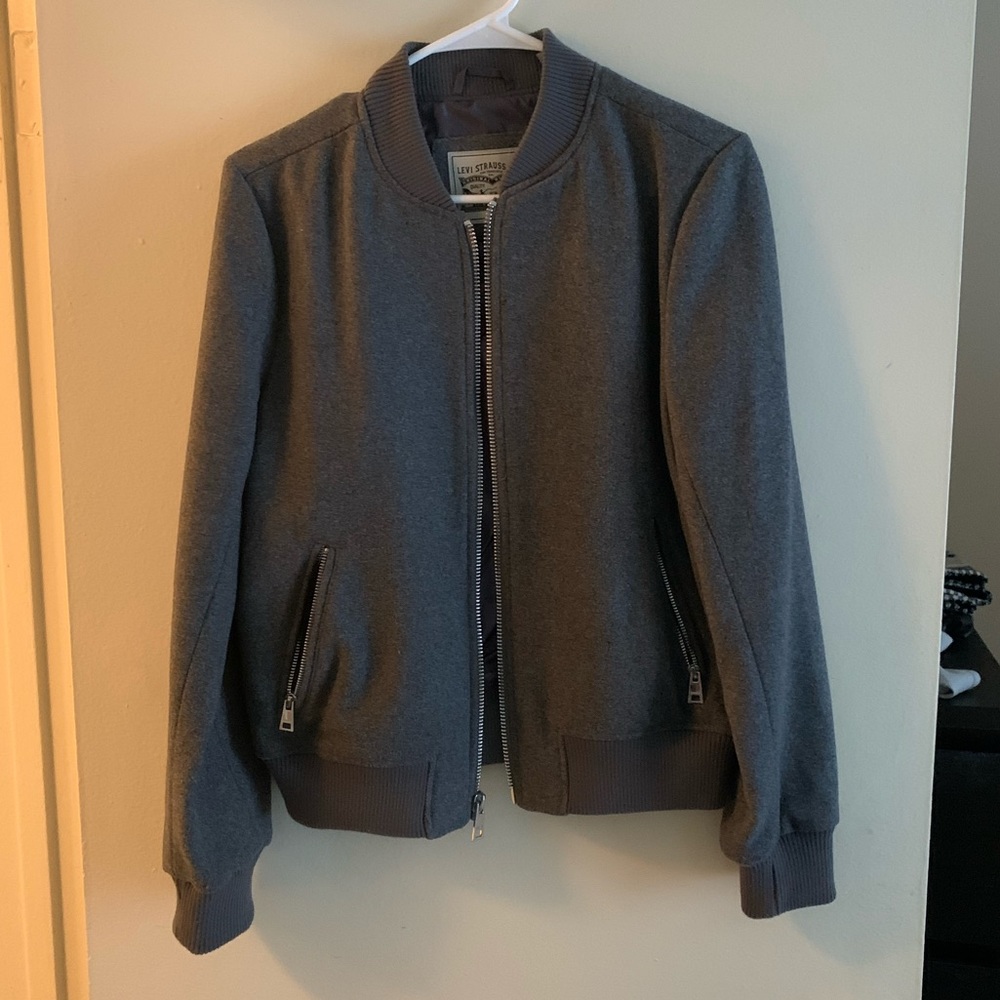Levi’s Gray Bomber Jacket - Gem
